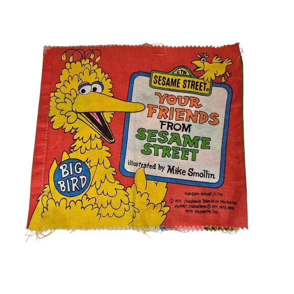 Sesame Street | Toys | Sesame Street Fabric Book Vintage 979 Bert Ernie ...